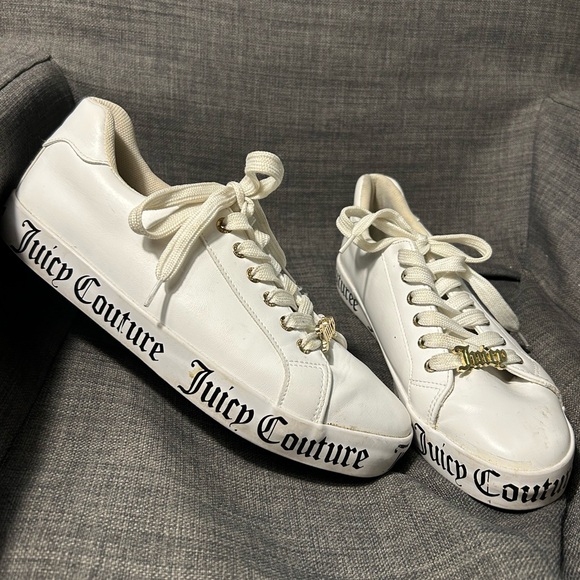 Juicy Couture | Shoes | Juicy Couture Womens White Sneakers 85 | Poshmark